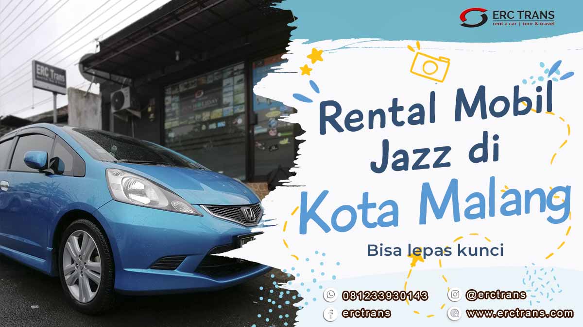 Rental Mobil Jazz Malang Lepas Kunci, Unit Matic Harga Murah